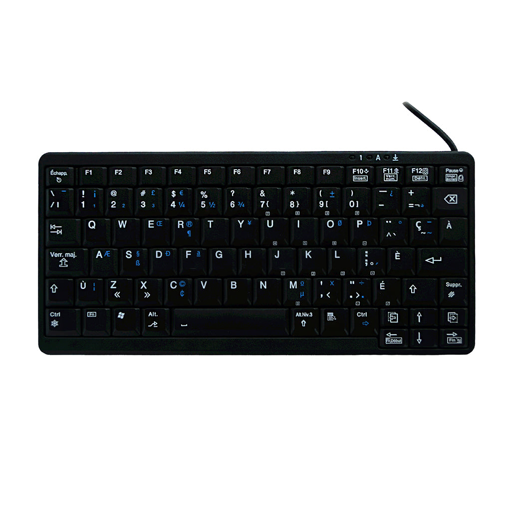 Clavier normalisé ACNOR, Français, 11", avec fil, modèle EKBAST83T5UB ...